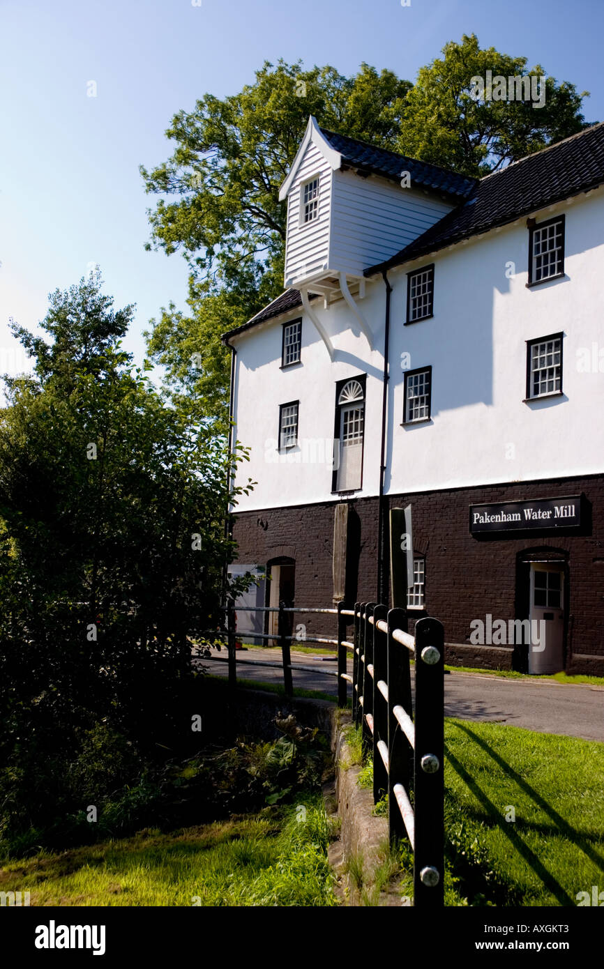 Restored water mill at Pakenham Suffolk England UK Stock Photo - Alamy