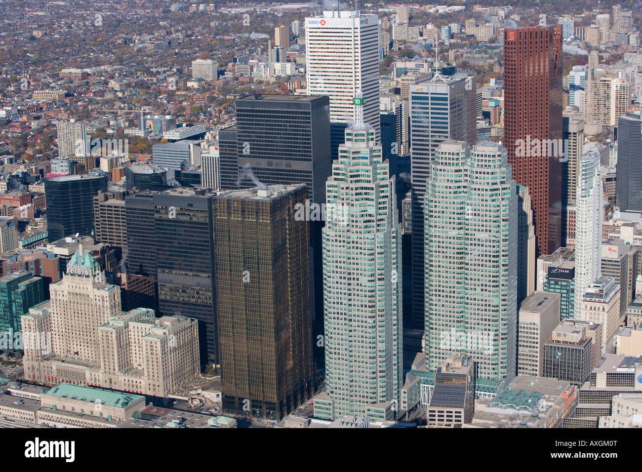 Overview of Downtown Toronto, Ontario, Canada Stock Photo - Alamy