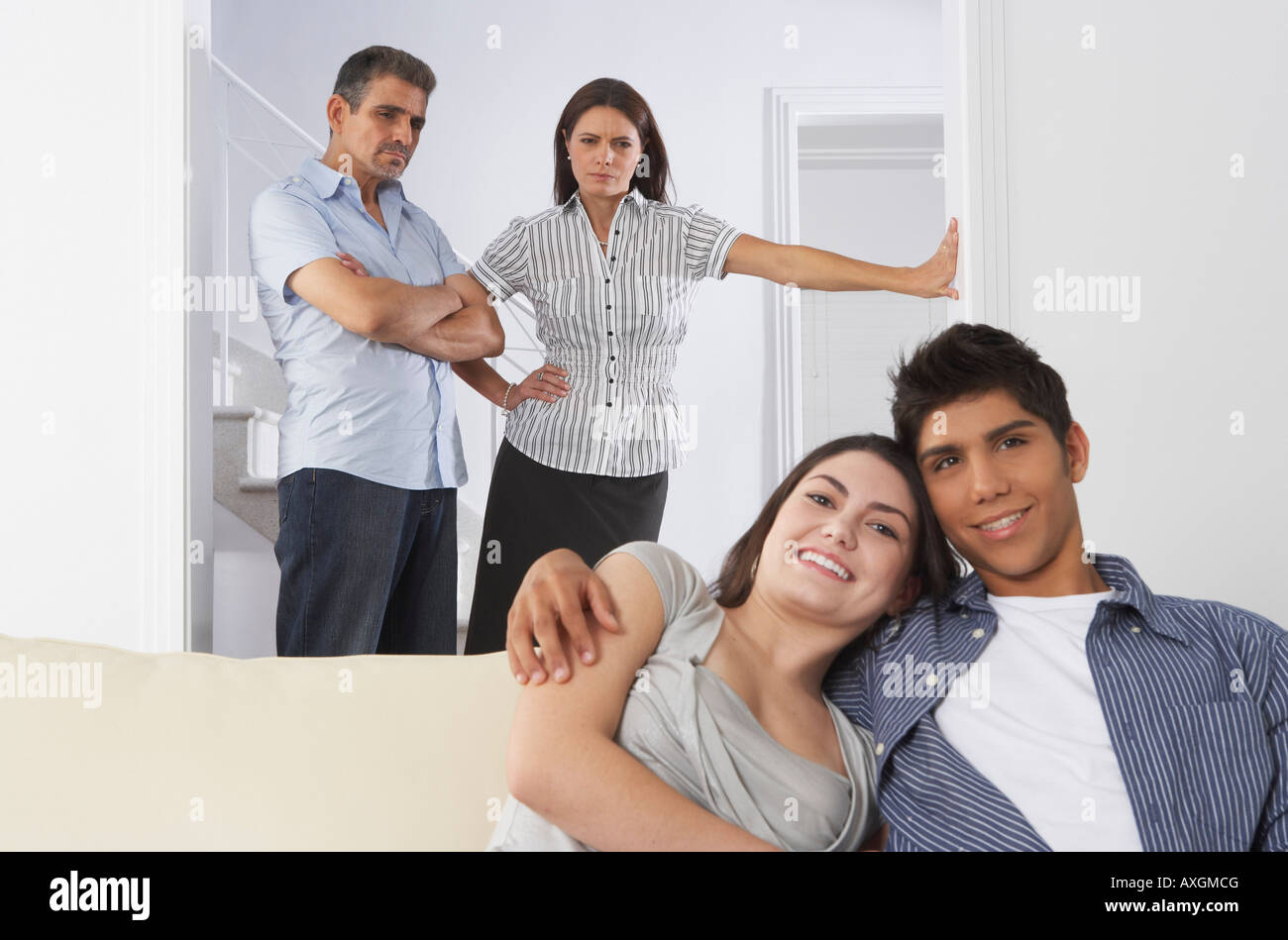 Angry Father Annoyed Daughter High Resolution Stock Photography and ...