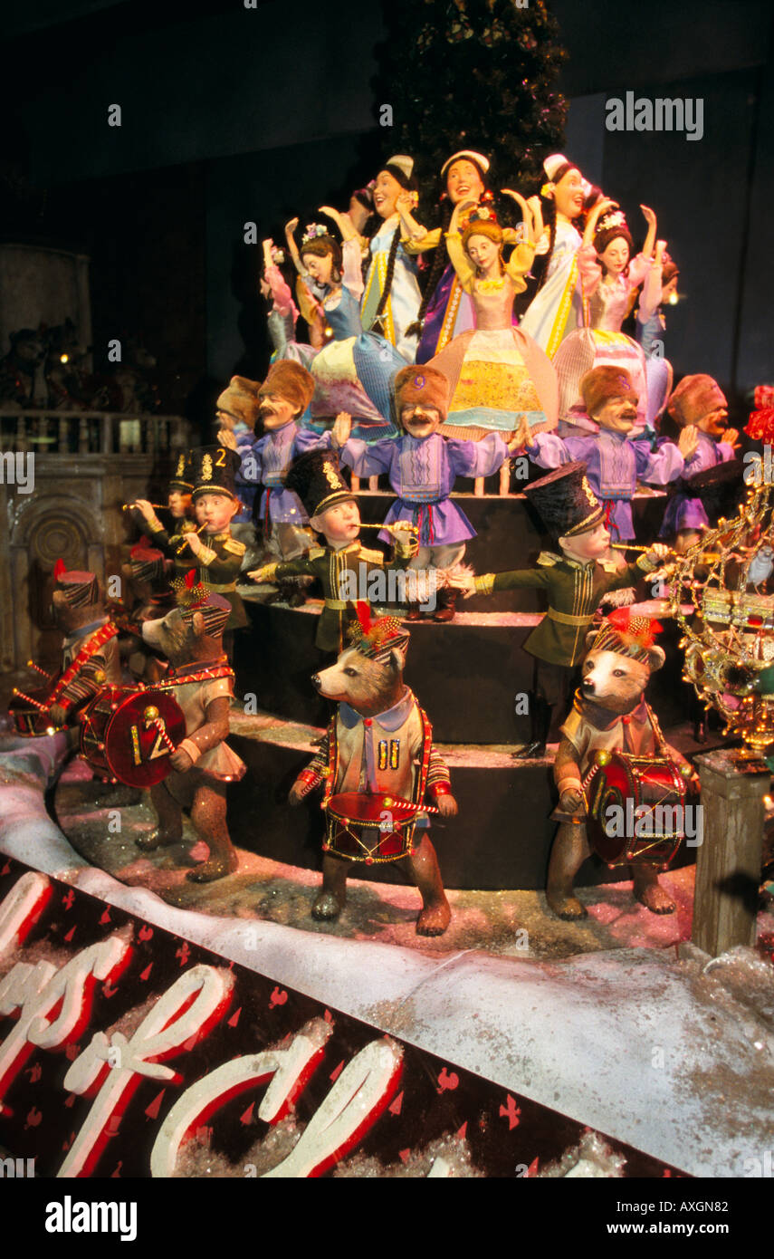 Christmas window display Melbourne Victoria Australia vertical Stock ...