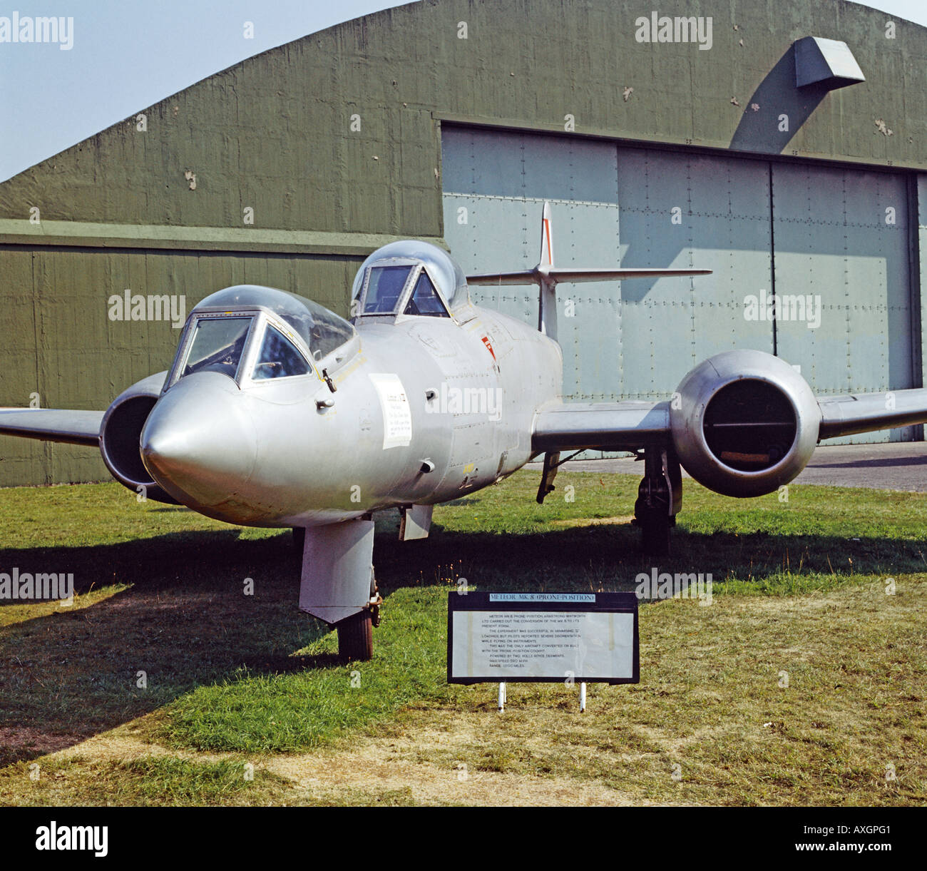 Gloster Armstrong Whitworth Meteor Mk VIII modified for trials with a ...