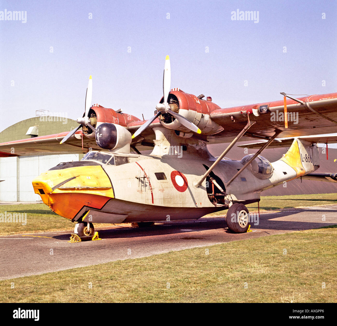 Consolidated Catalina flying boat from World War II WWII Stock Photo ...