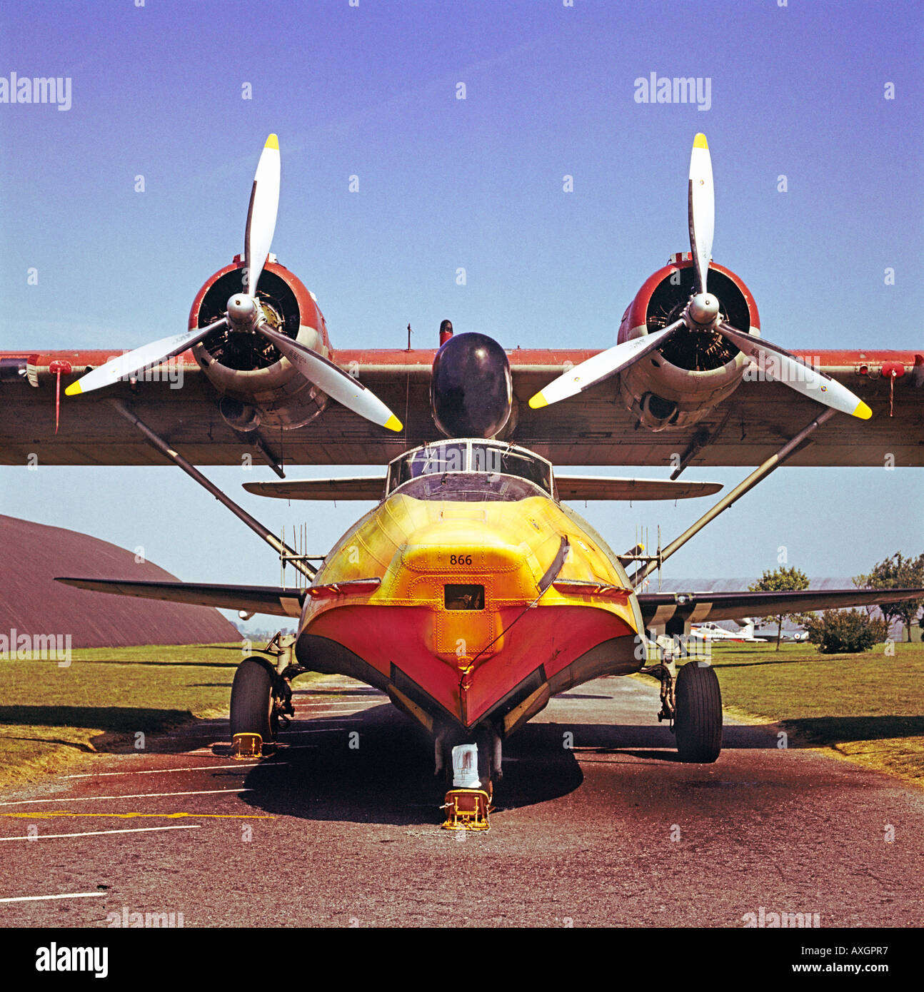 Consolidated Catalina flying boat from World War II WWII Stock Photo ...