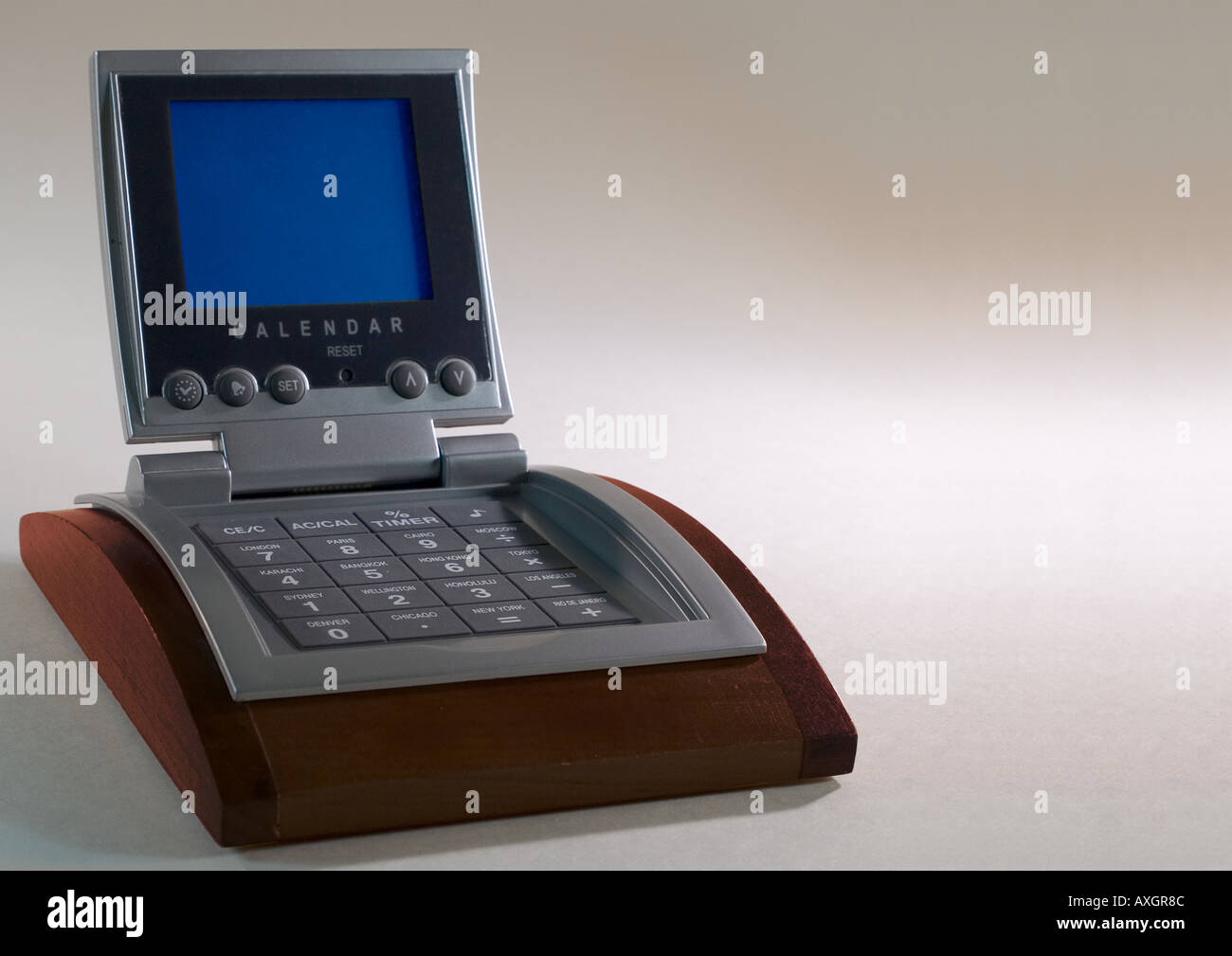Blank Screen Desk Calculator Stock Photo - Alamy