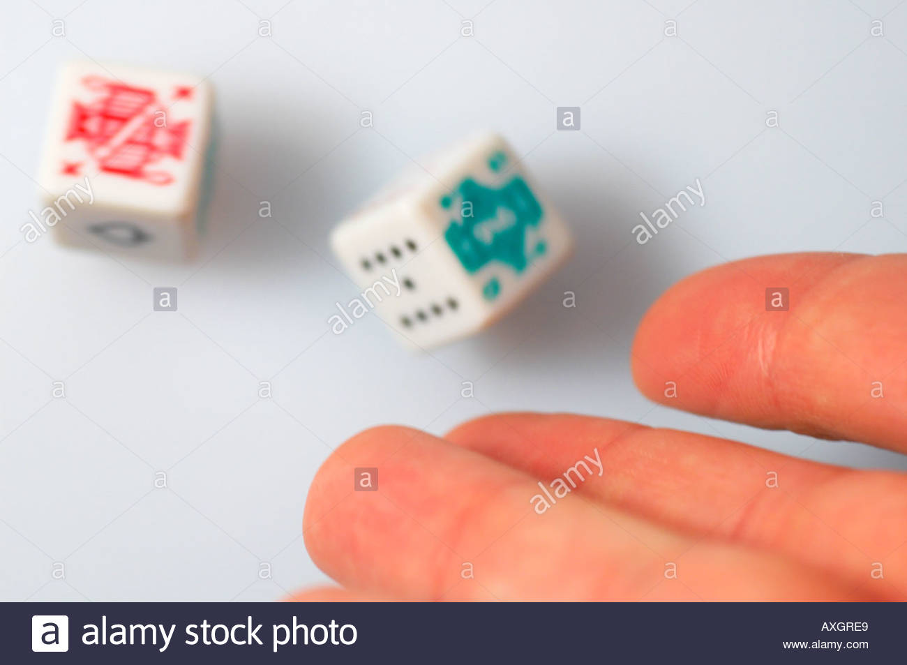 Dice throwing hi-res stock photography and images - Alamy