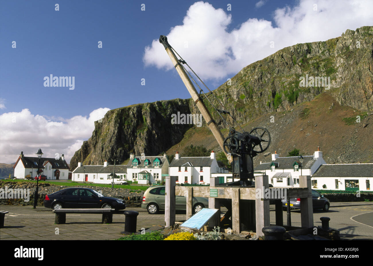 Ellenabeich on Seil Island near Oban Argyll Stock Photo - Alamy