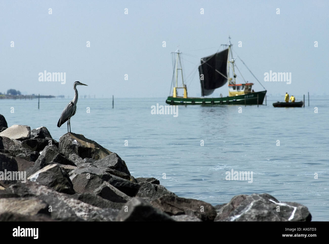 Trawler on rocks hi-res stock photography and images - Alamy