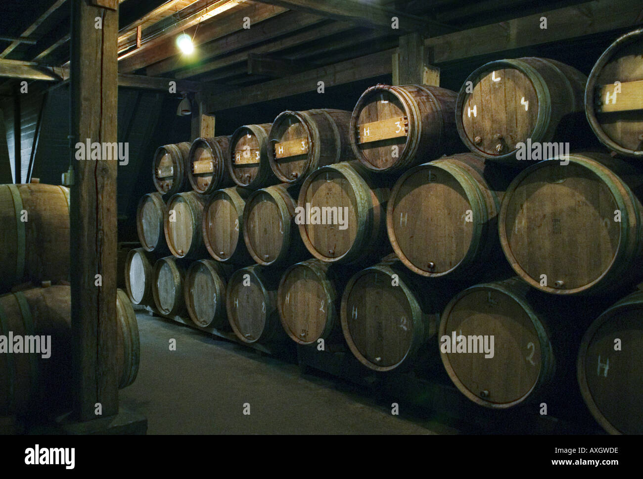 Old beer barrels hi-res stock photography and images - Alamy