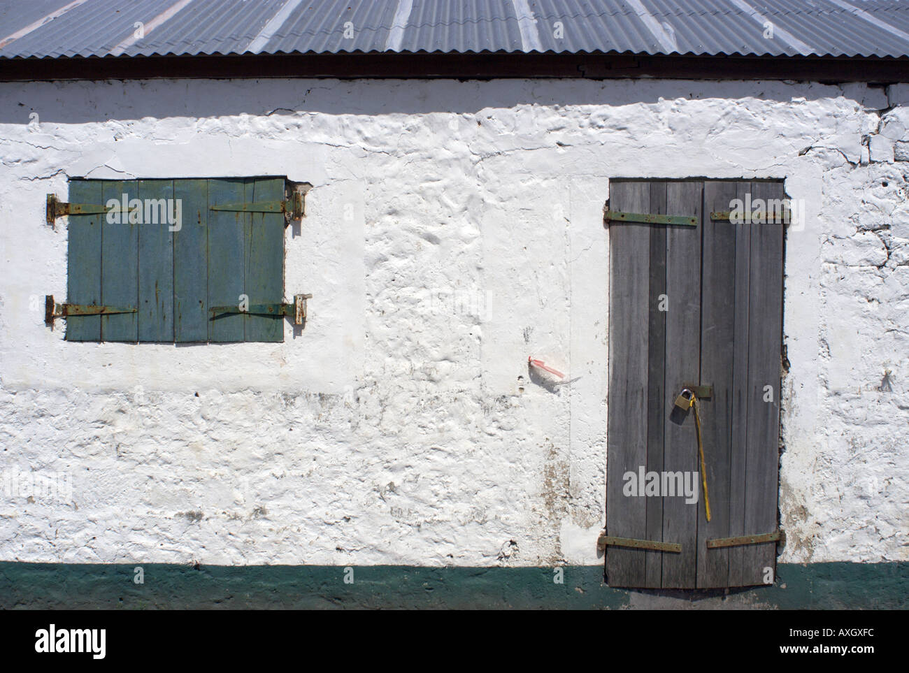 closed door and window Stock Photo - Alamy