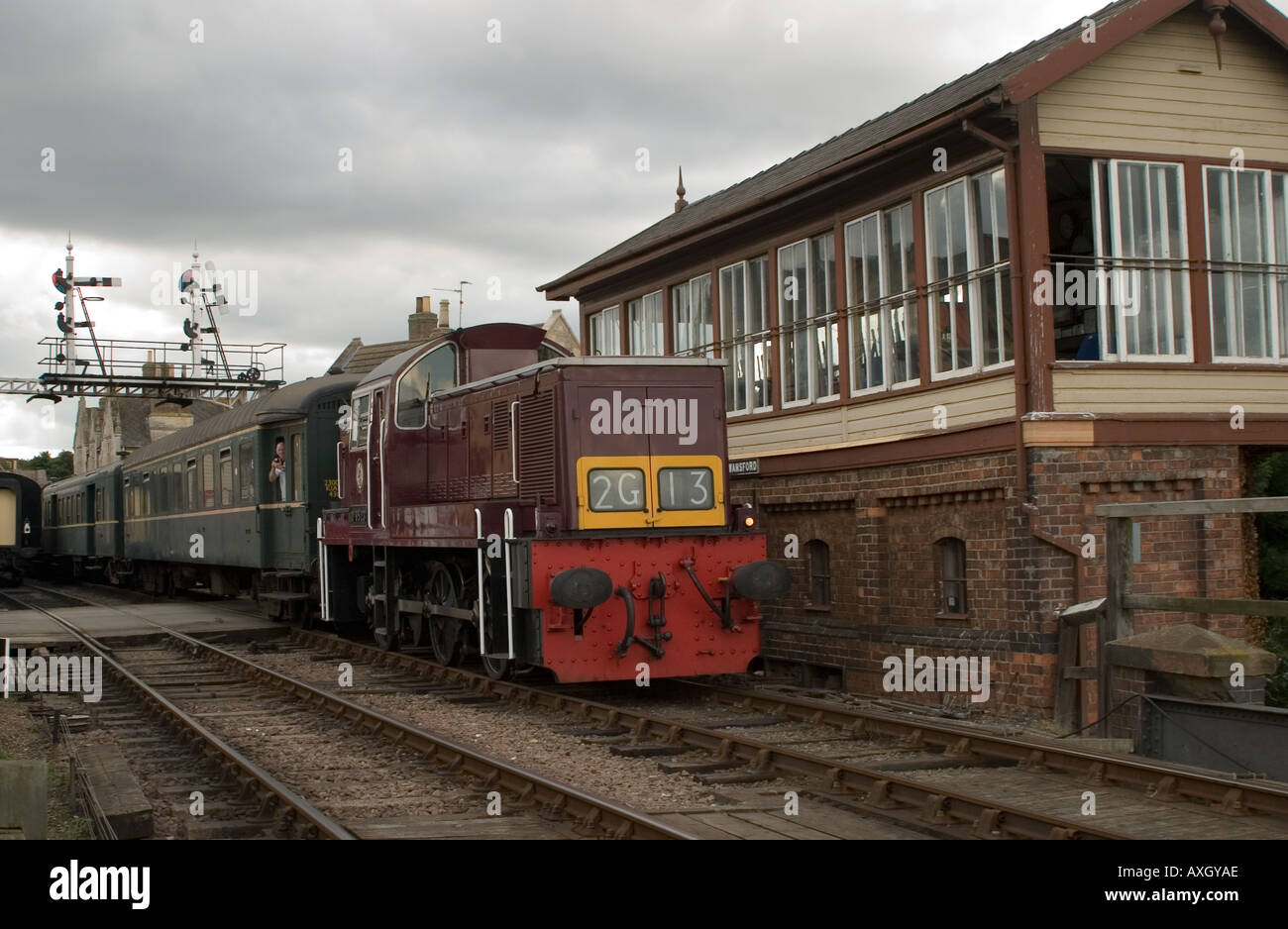 Peterborough railway signal box hi-res stock photography and images - Alamy