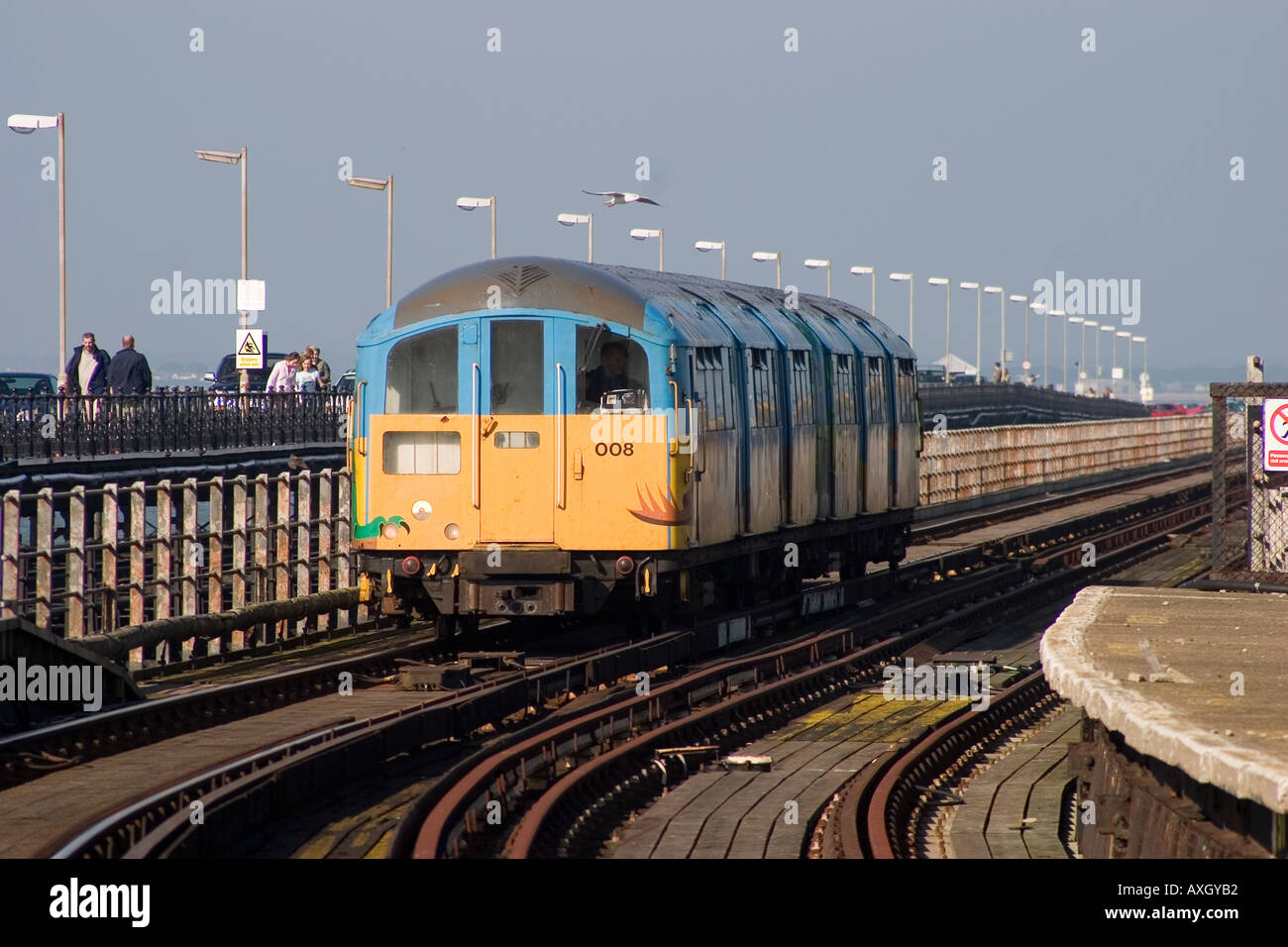 Isle of Wight Railway which now runs ex Northern Line Tube Trains. Ryde ...