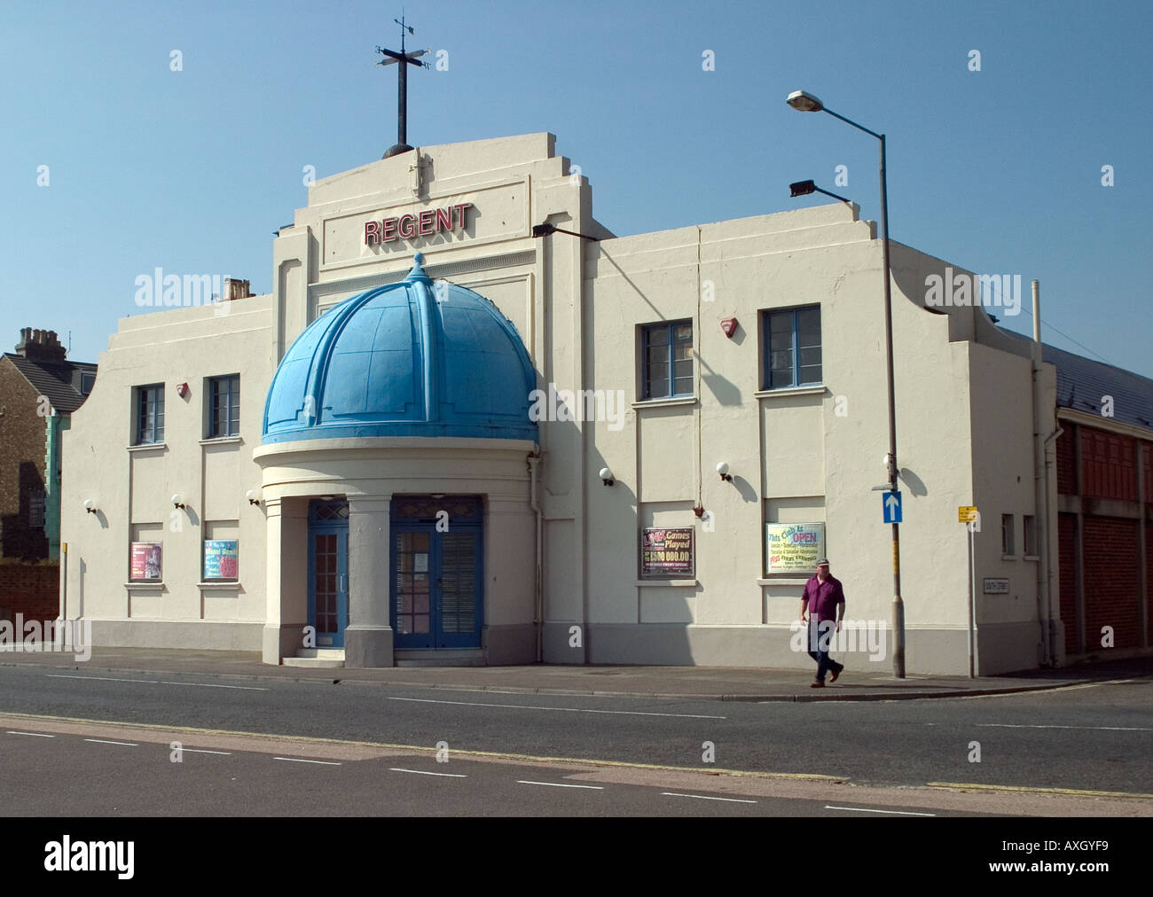 Art Deco Theatre House Bingo Hall Stock Photo - Alamy