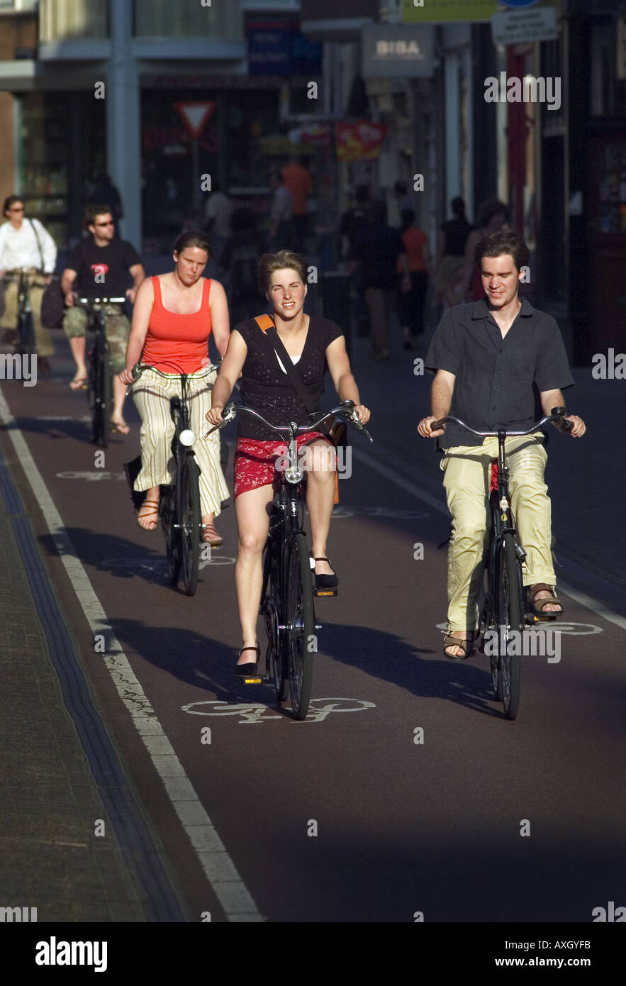 people riding bicycles Stock Photo - Alamy