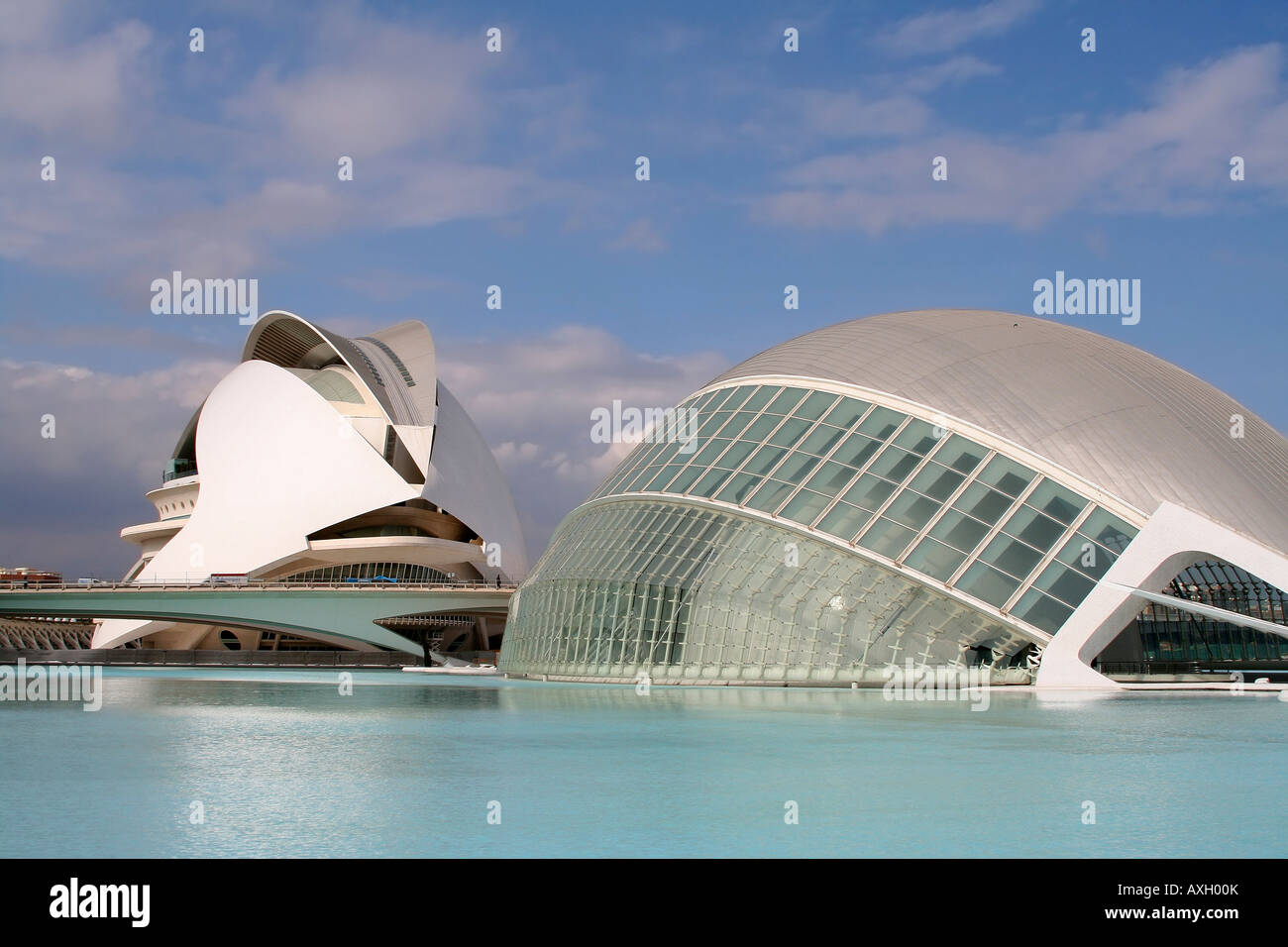Valencia, Spain, modern design round building Stock Photo - Alamy