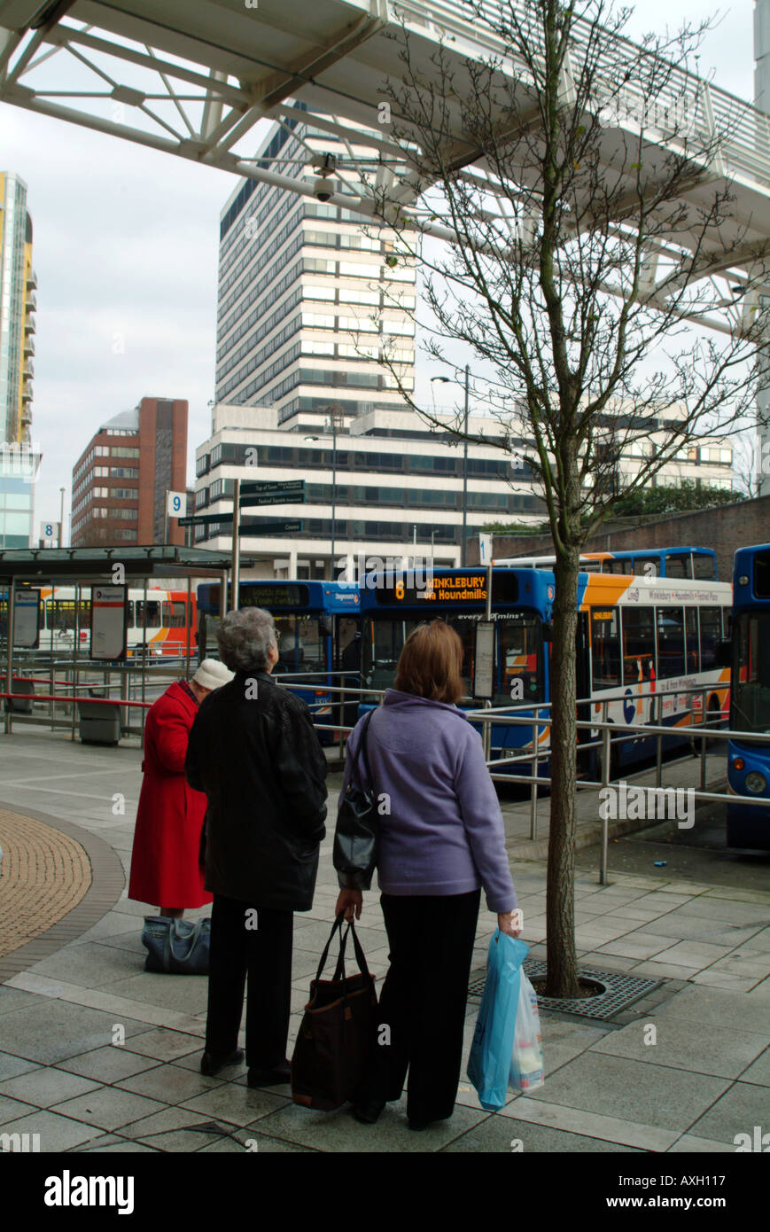 Bus station and Festival Place complex in Basingstoke Hampshire ...