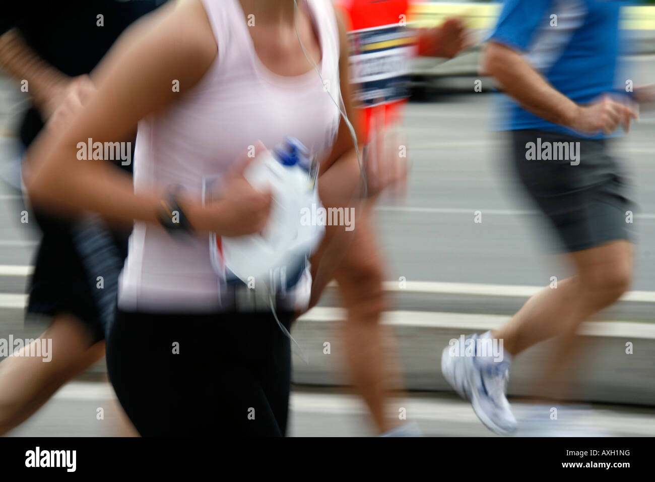 runners in road race Stock Photo - Alamy
