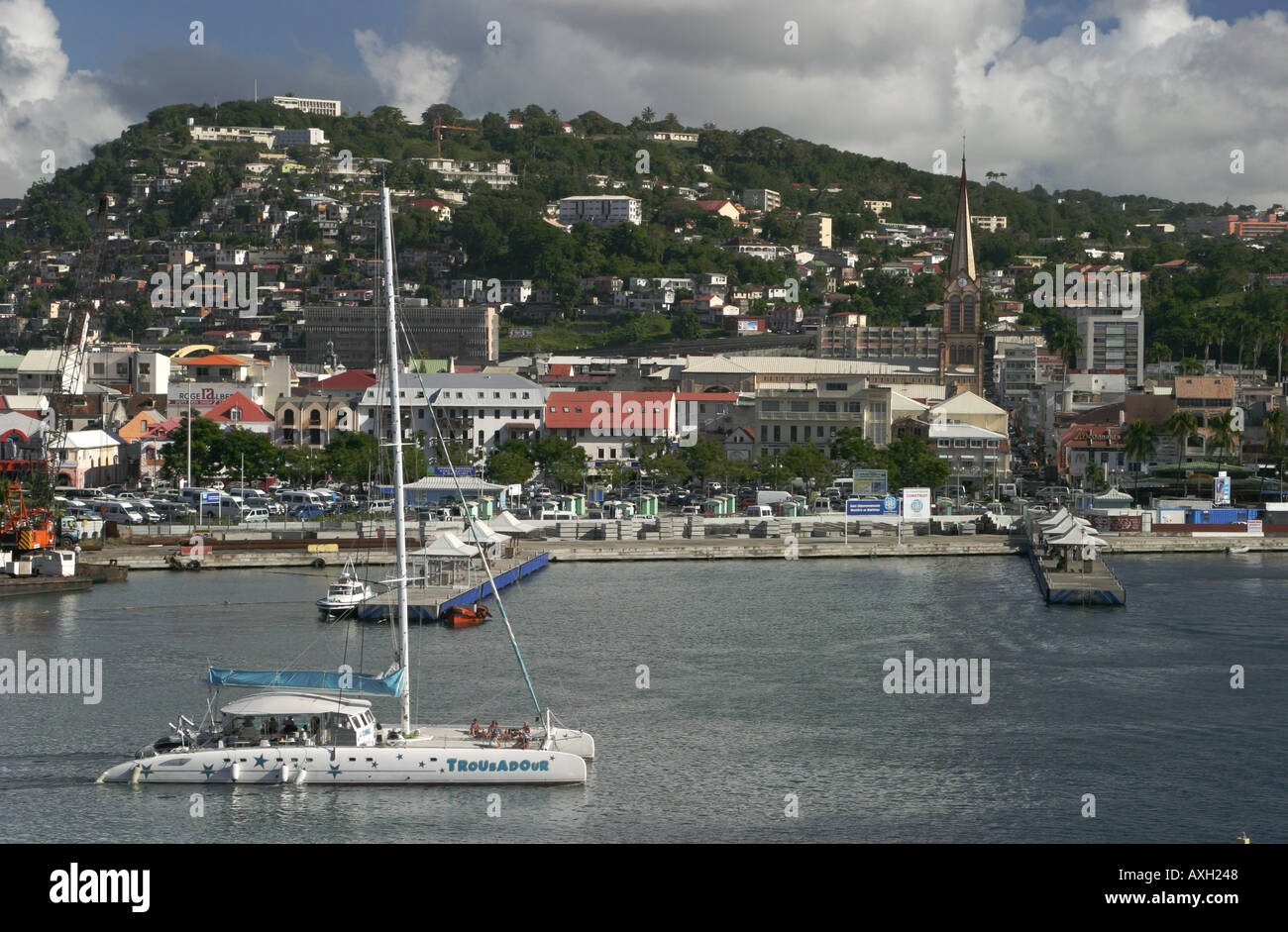 Martinique Fort de France Harbour Stock Photo - Alamy