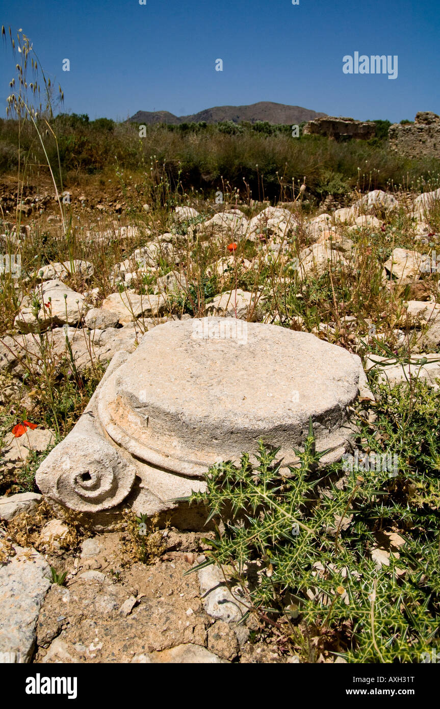 Roman capital of crete hi-res stock photography and images - Alamy
