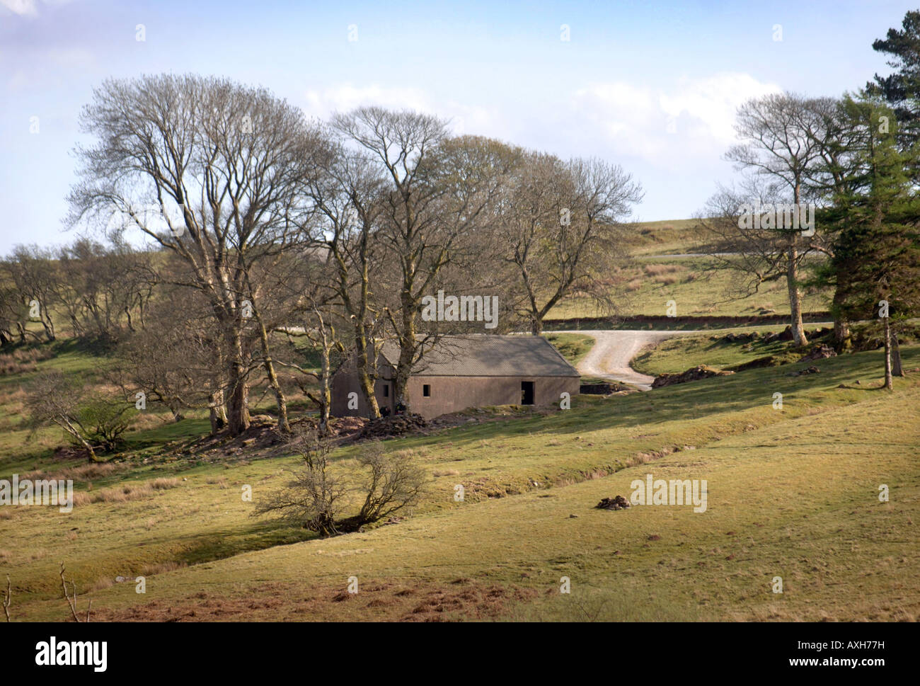 A BRITISH ARMY BUILDING IN BRECON WALES USED FOR MILITARY TRAINING ...