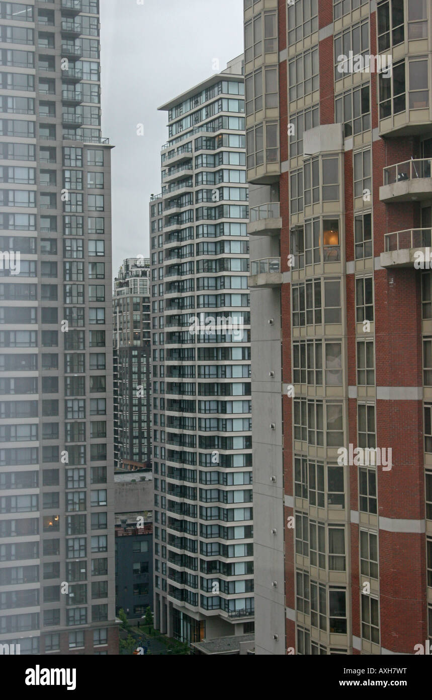 High rise office blocks in downtown Vancouver Stock Photo - Alamy