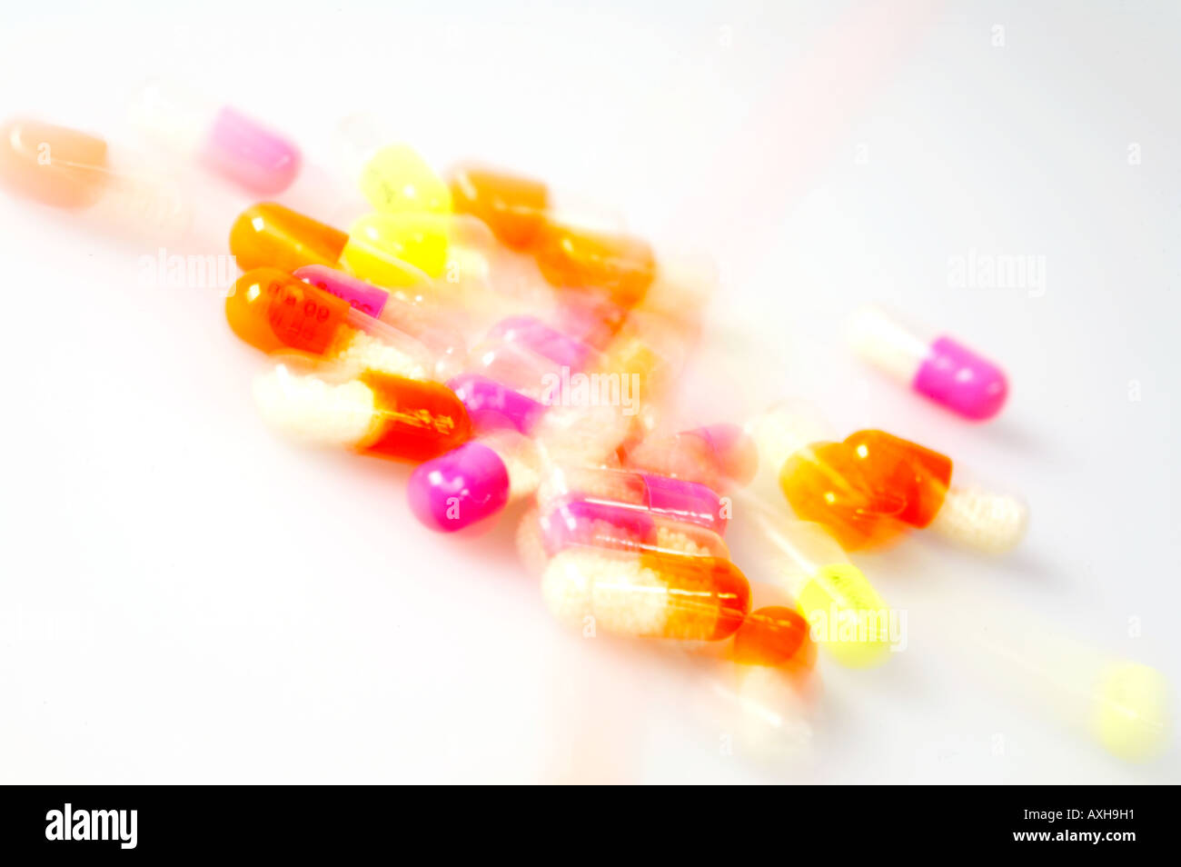 Capsules of Morphine Sulphate White Background Stock Photo - Alamy