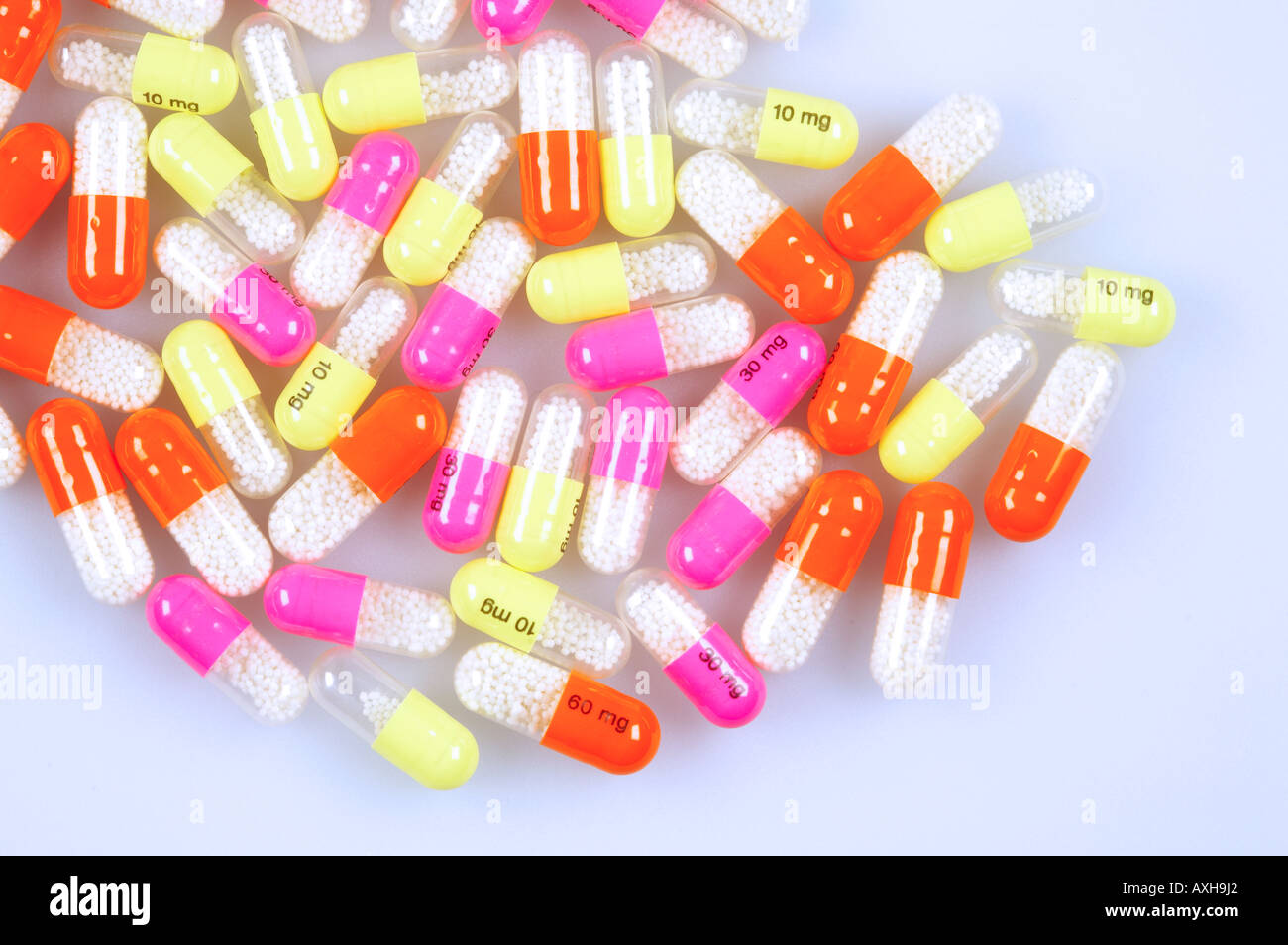 Capsules of Morphine Sulphate White Background Stock Photo - Alamy