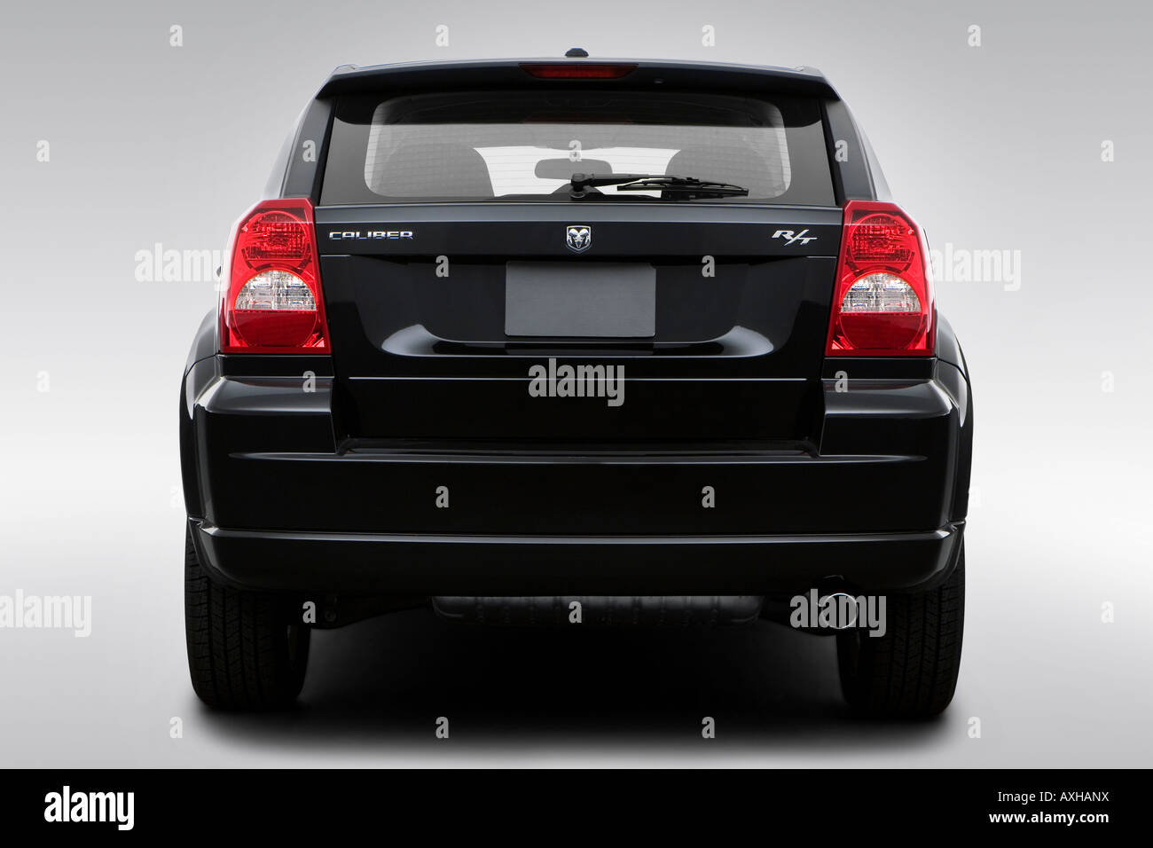 2008 Dodge Caliber R/T in Black - Low/Wide Rear Stock Photo - Alamy