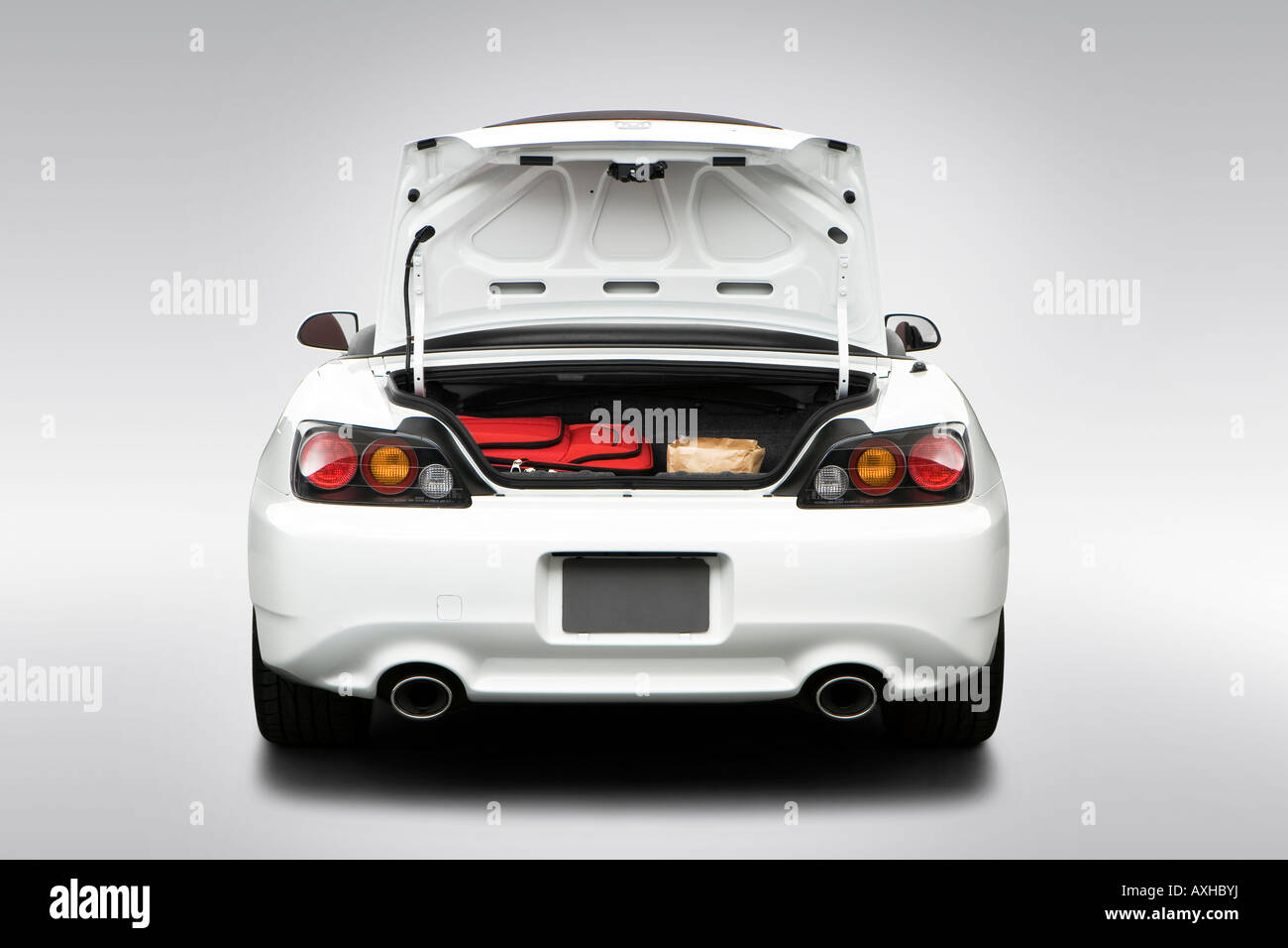 2008 Honda S2000 in White - Trunk Props Stock Photo - Alamy