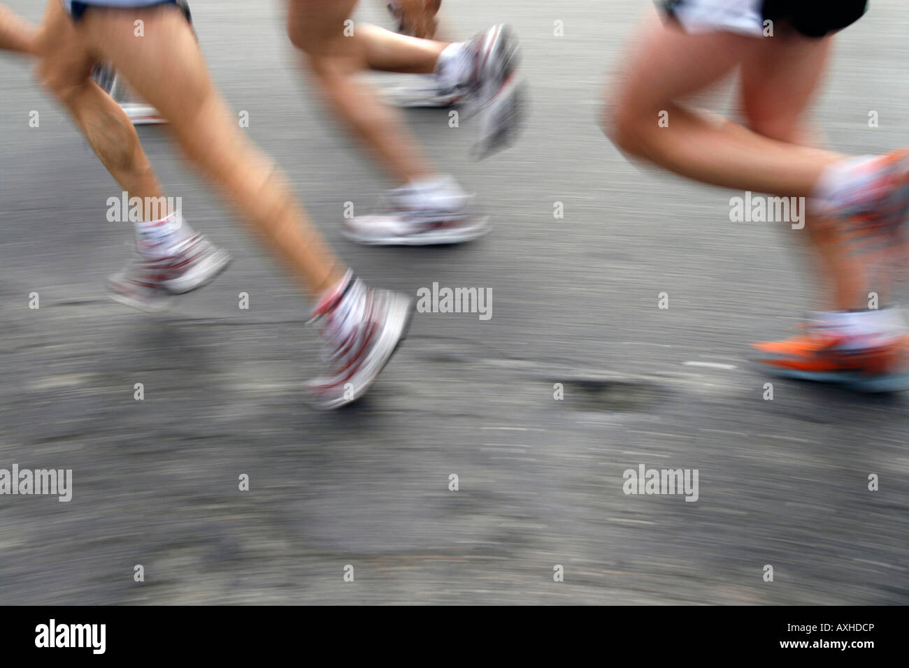 runners in road race Stock Photo - Alamy