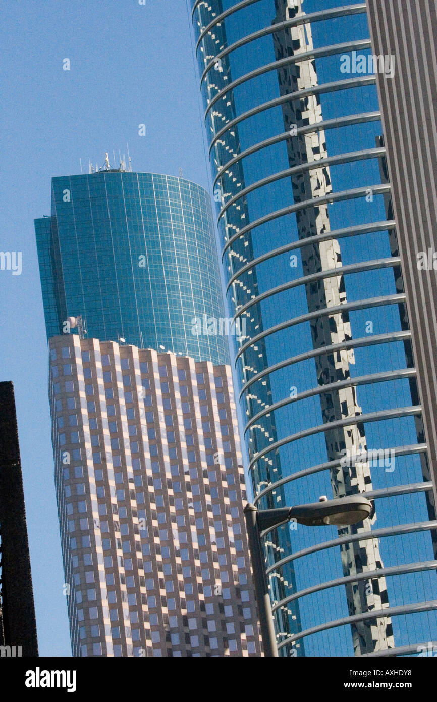 Modern skyscrapers buildings in Downtown Houston Texas USA Stock Photo ...