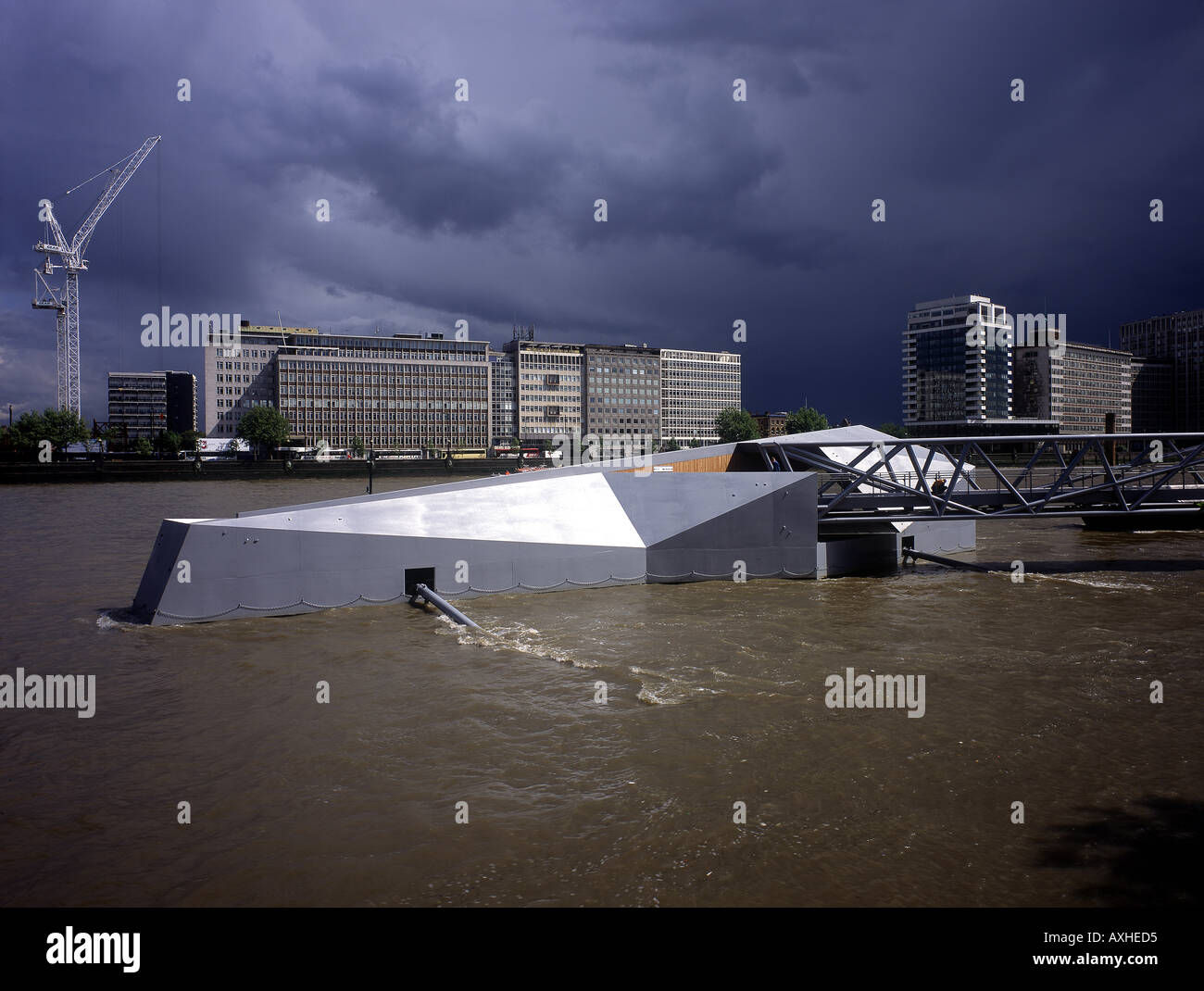 MILLBANK MILLENNIUM PIER Stock Photo - Alamy