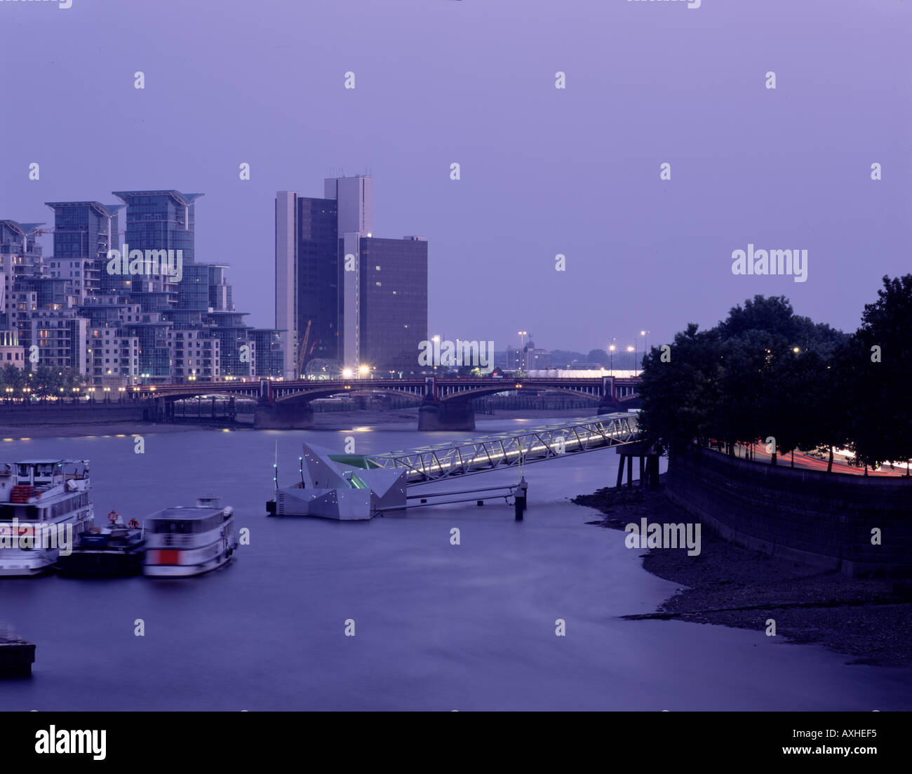 MILLBANK MILLENNIUM PIER, LONDON, UK Stock Photo - Alamy