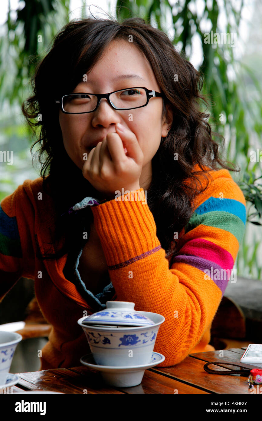 Contemporary Chinese Portrait Stock Photo - Alamy