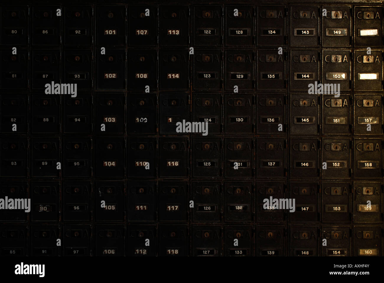 private post office boxes Stock Photo - Alamy