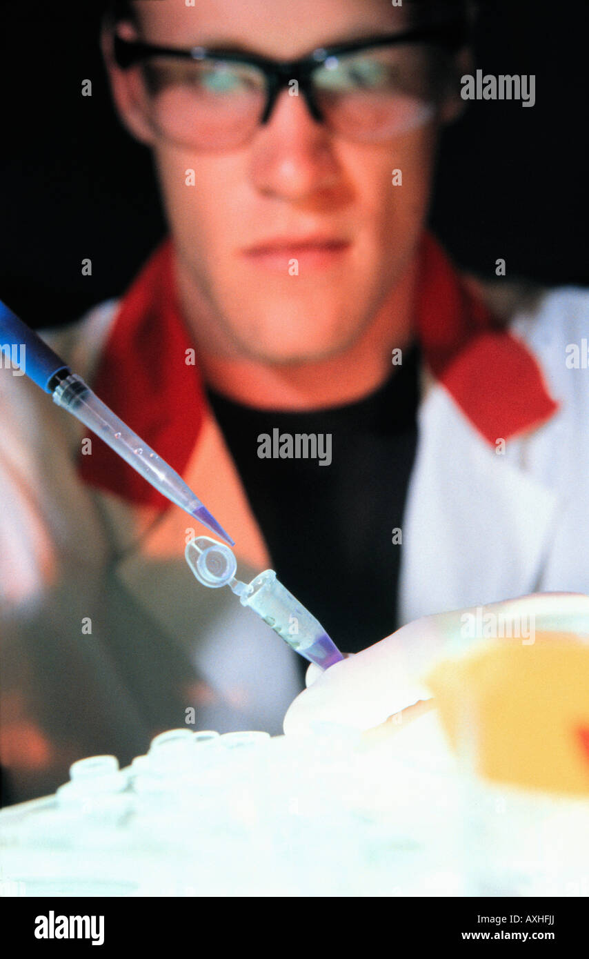 Extracting dna hi-res stock photography and images - Alamy