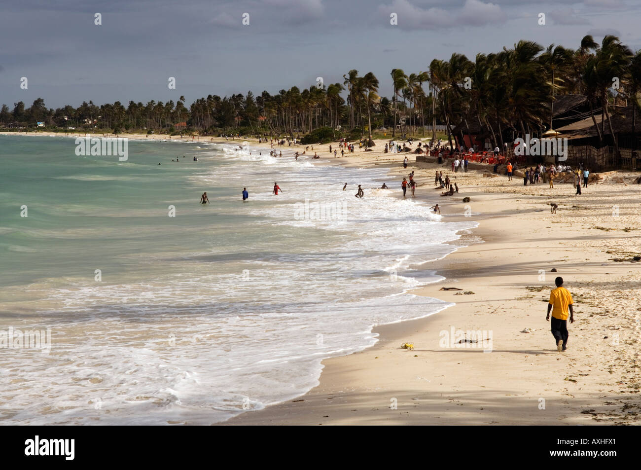 Tanzania Dar-es-Salaam Coco beach Stock Photo - Alamy