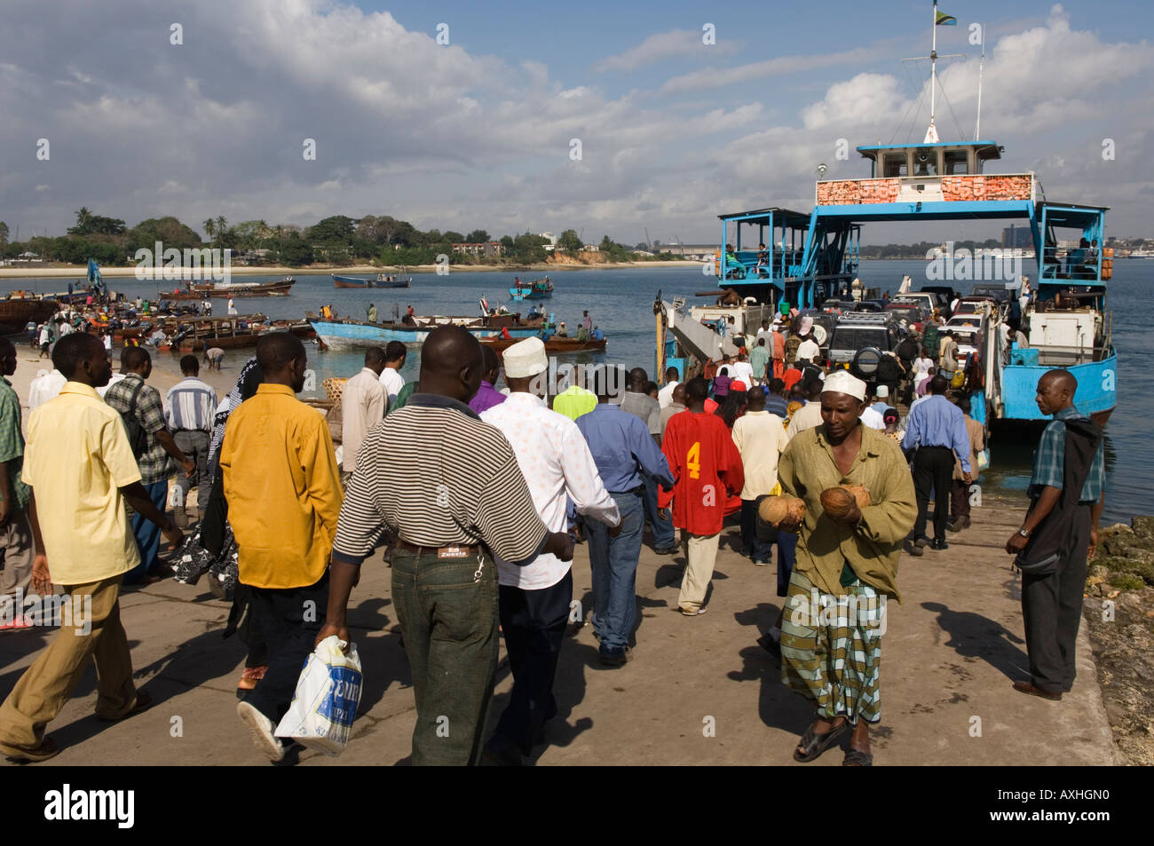 Tanzania Dar es Salaam Ferry between Dar and the Kigamboni Peninsula ...