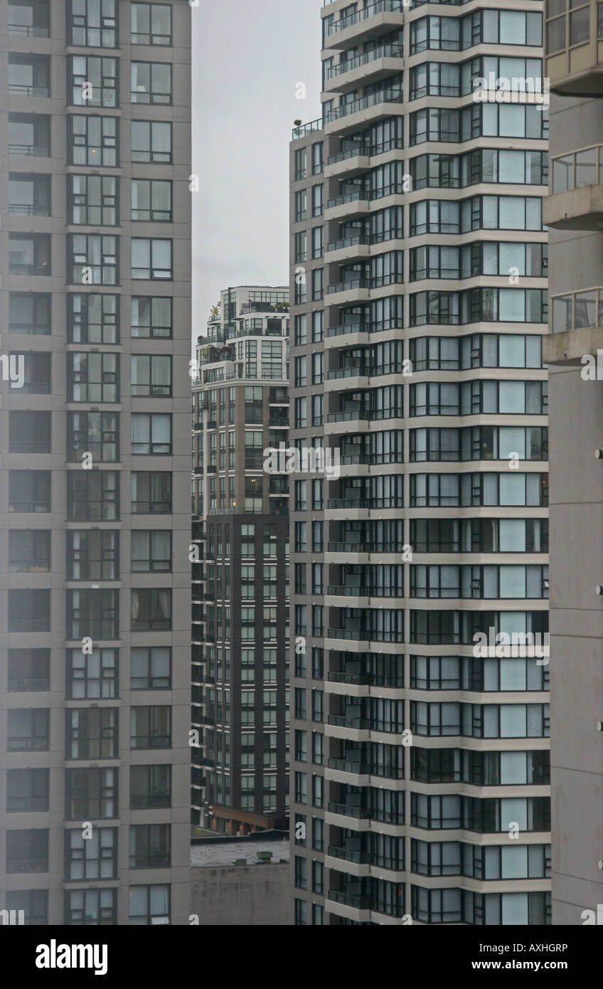 High rise office blocks in downtown Vancouver Stock Photo - Alamy