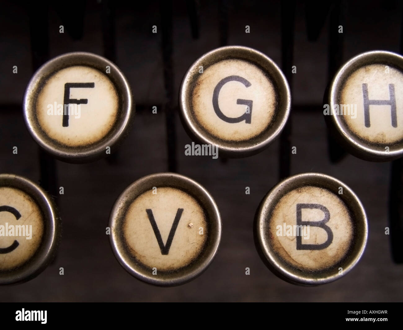 Typewriter keys alphabet hi-res stock photography and images - Alamy