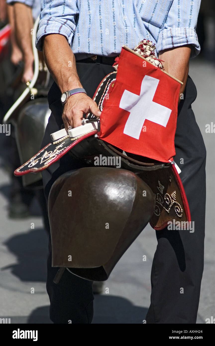 Swiss national costume man hi-res stock photography and images - Alamy