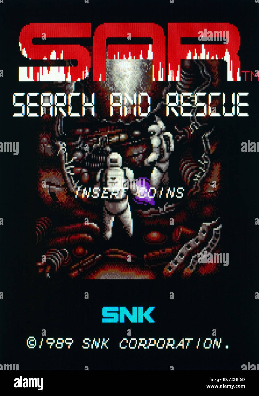 Search and Rescue SAR SNK 1989 Vintage arcade videogame screen shot ...