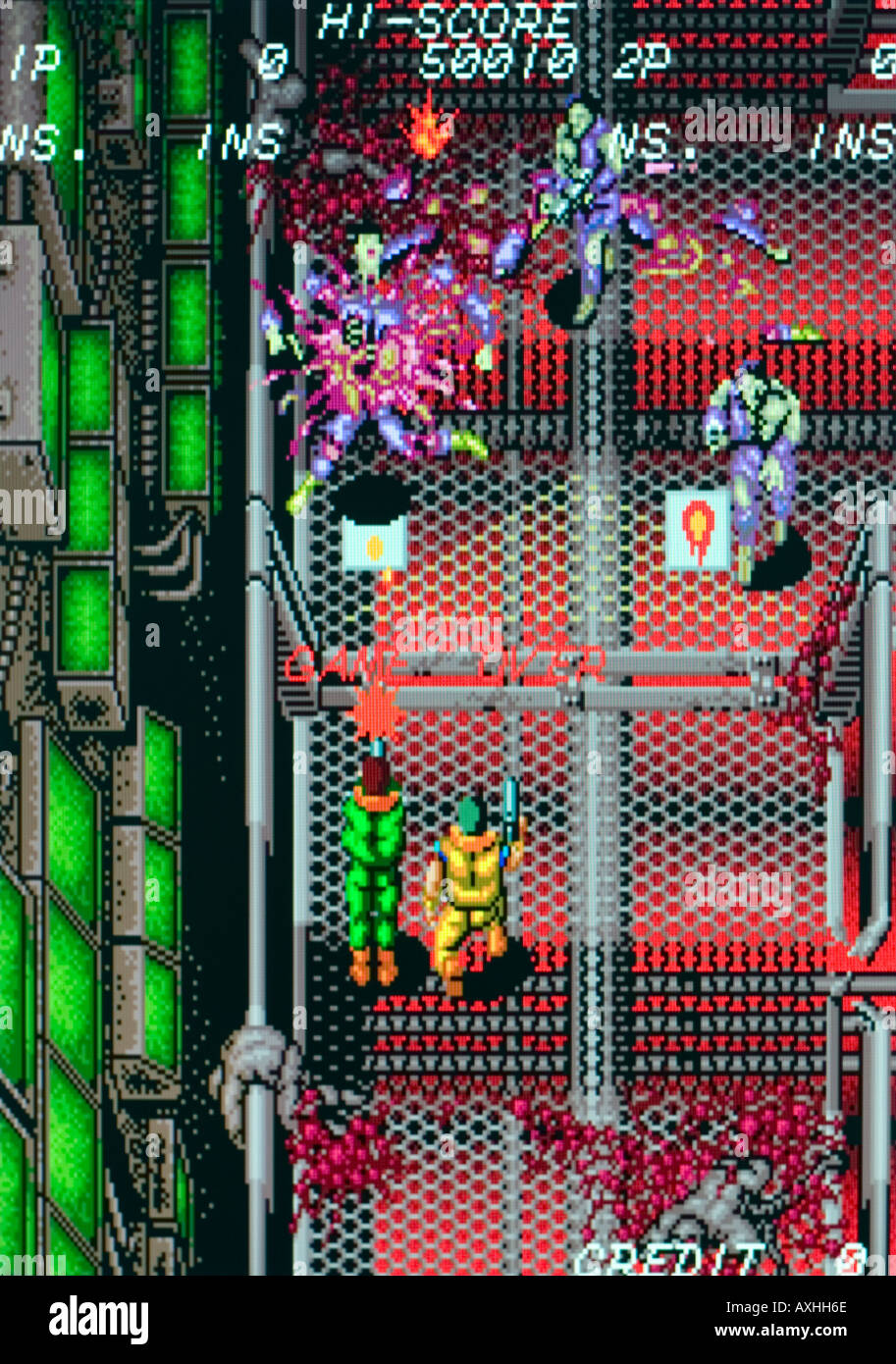 Search and Rescue SAR SNK 1989 Vintage arcade videogame screen shot ...