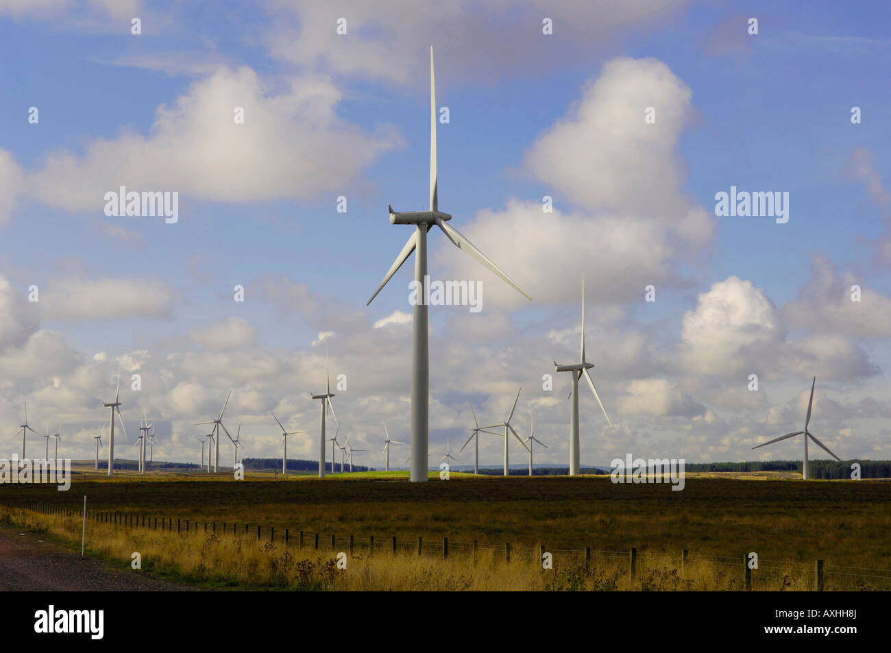 scottish wind farm Stock Photo - Alamy