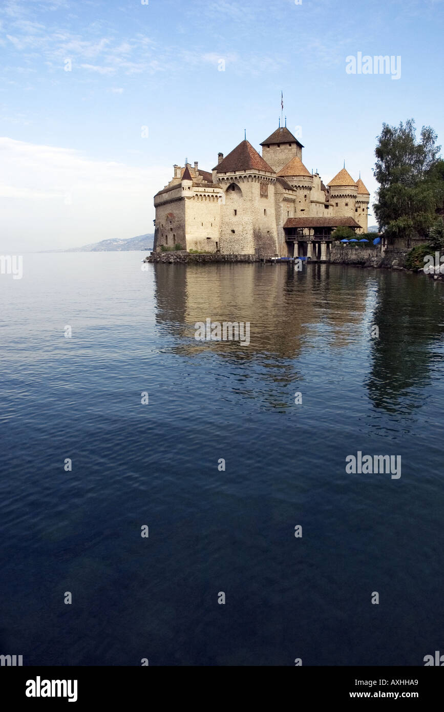 Medieval castle of Chillon Stock Photo - Alamy