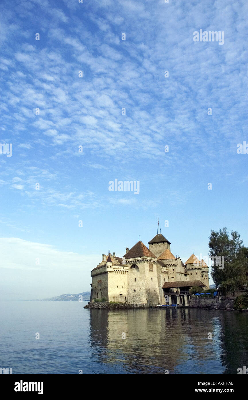 Medieval castle of Chillon Stock Photo - Alamy