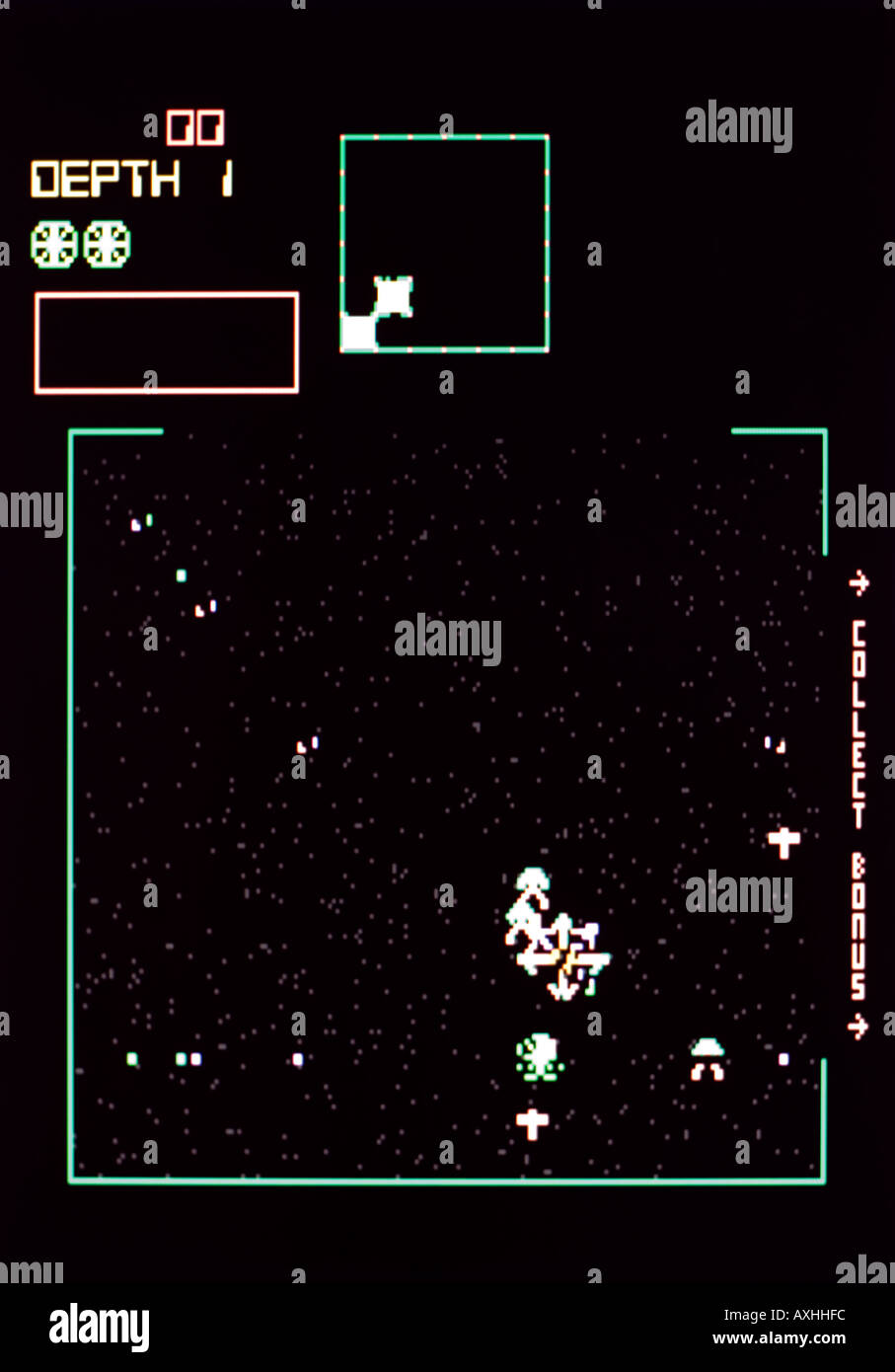 Space Dungeon Taito America 1981 Vintage arcade videogame screen shot ...