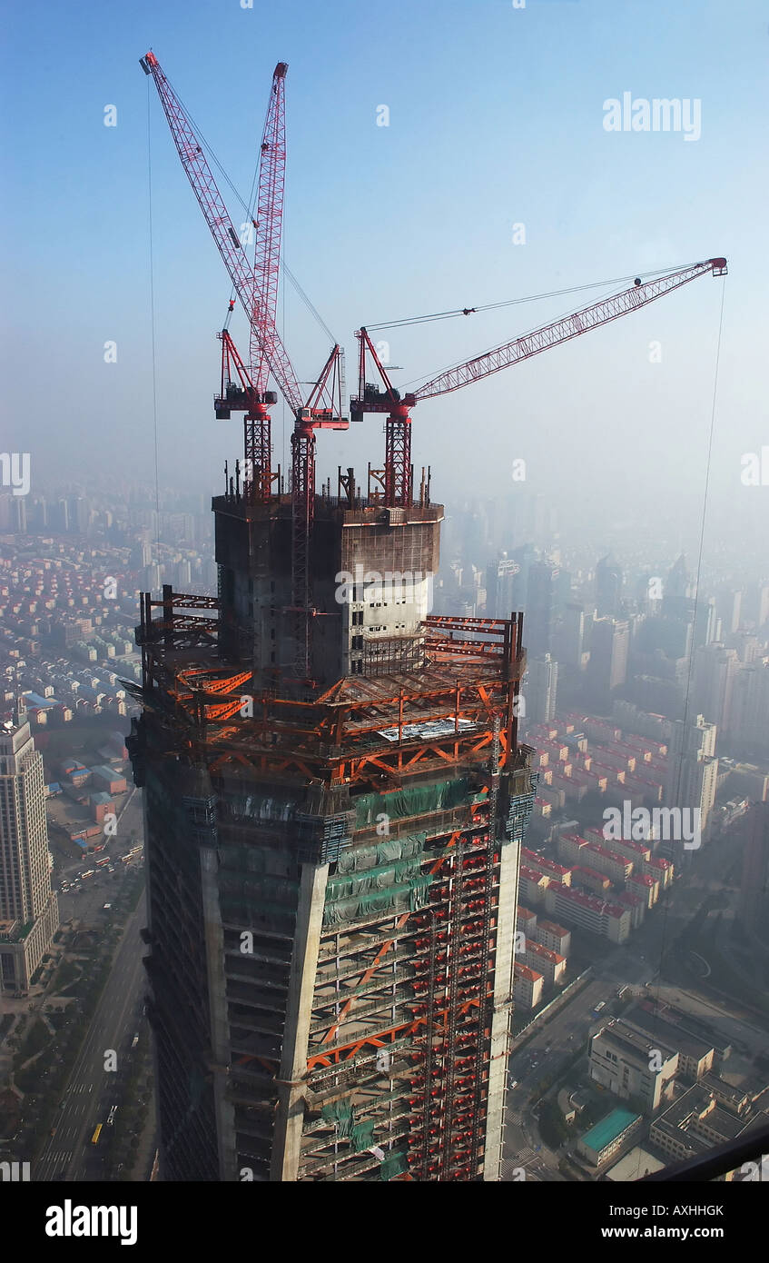 Shanghai World Financial Center Construction