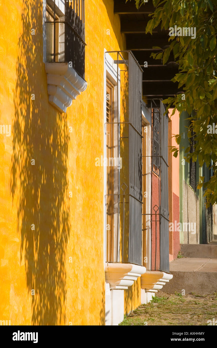 Colorful adobe buildings Juayua El Salvador Stock Photo - Alamy