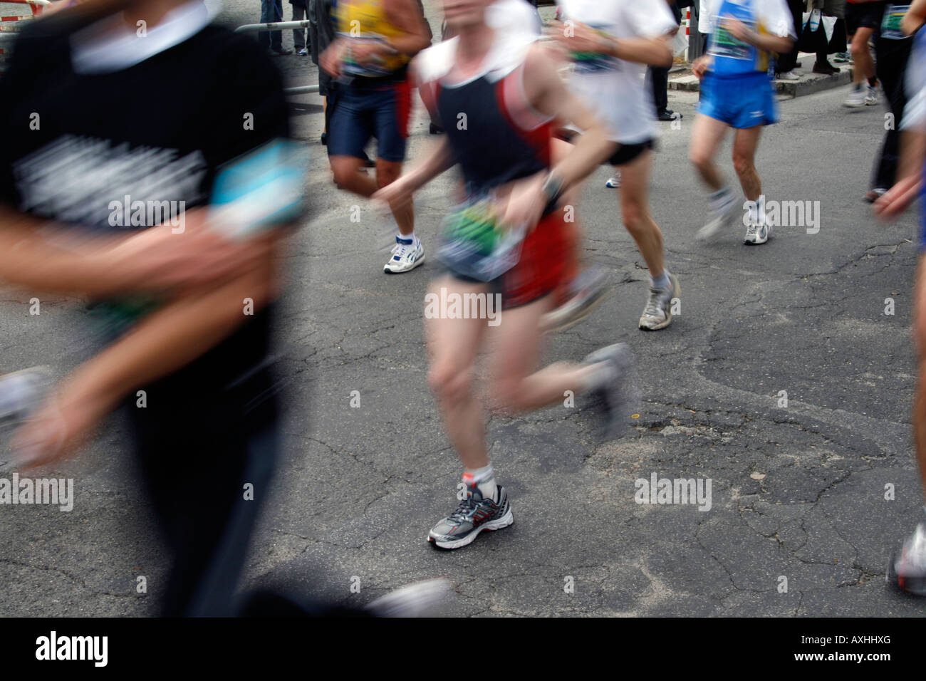runners in road race Stock Photo - Alamy