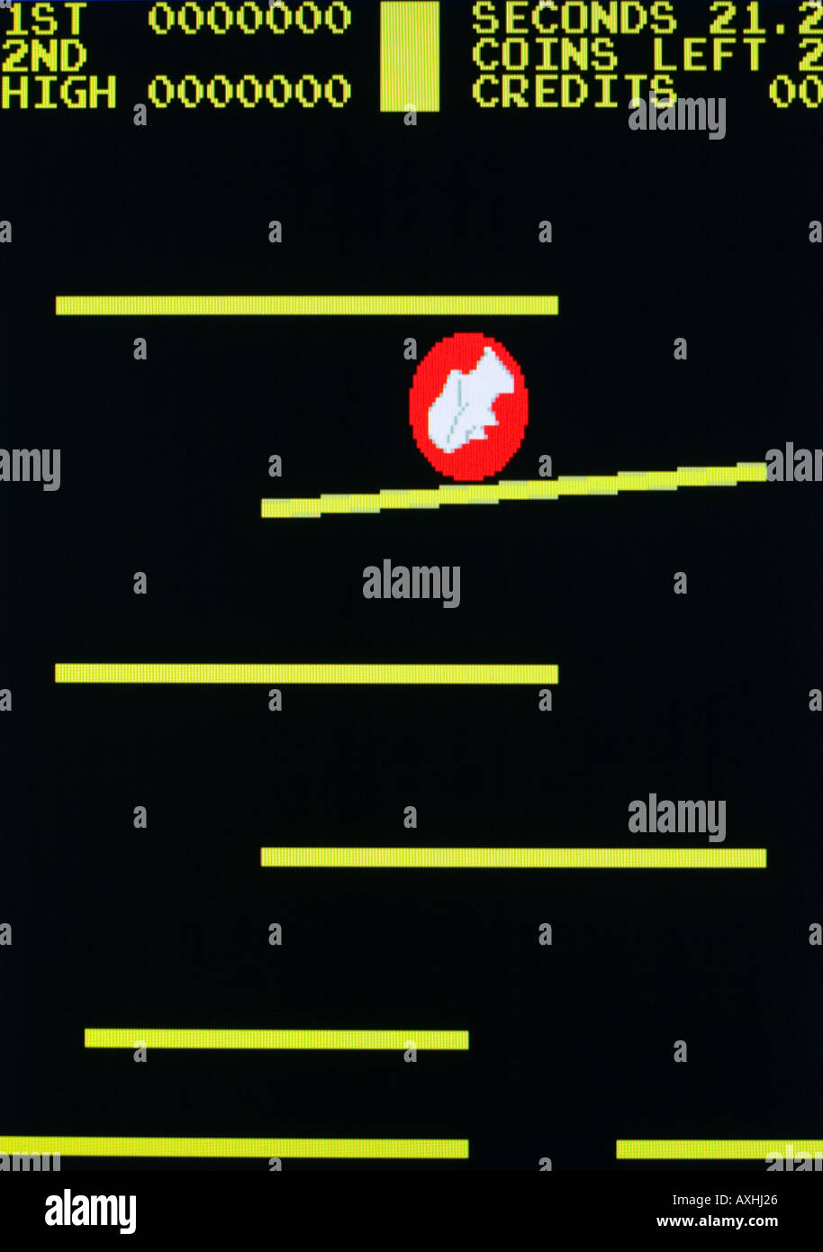 Speed Coin Stern Electronics 1984 Vintage arcade videogame screen shot ...